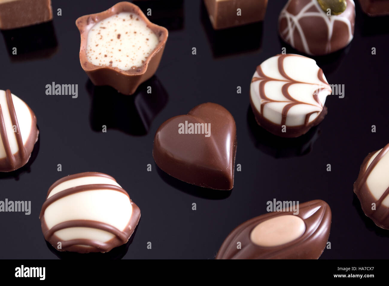 Chocolate, Chocolate Candy, Truffle Stock Photo - Alamy