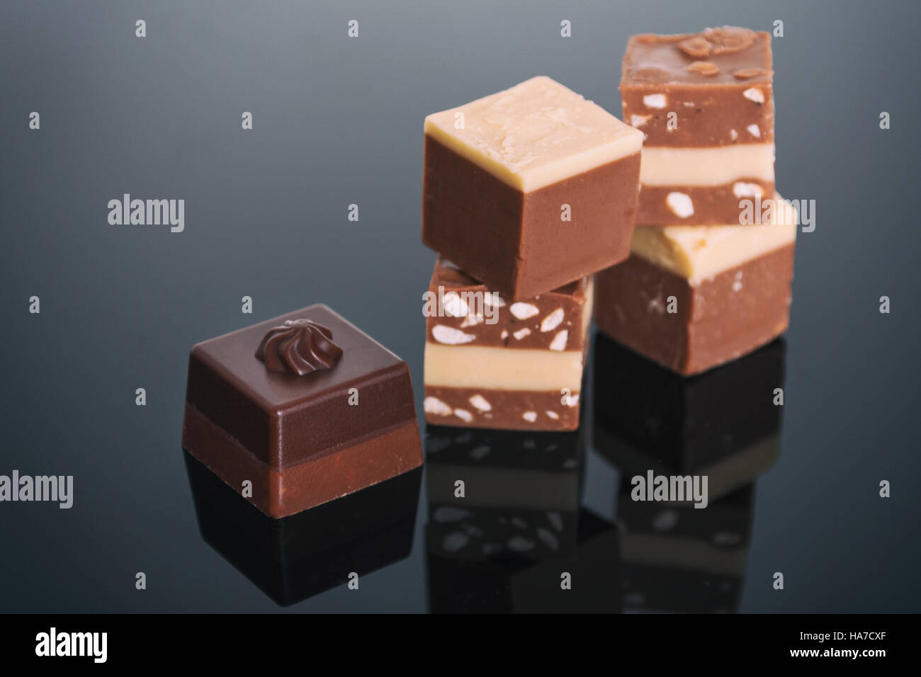 Chocolate, Chocolate Candy, Truffle Stock Photo - Alamy