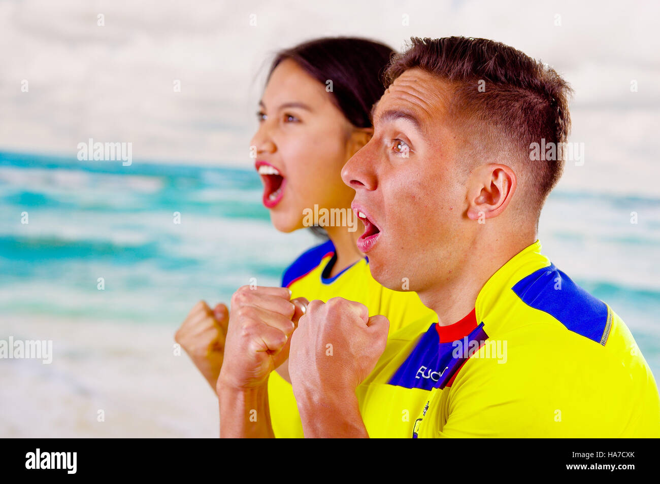 QUITO, ECUADOR -8 OCTOBER, 2016: Young ecuadorian couple wearing ...