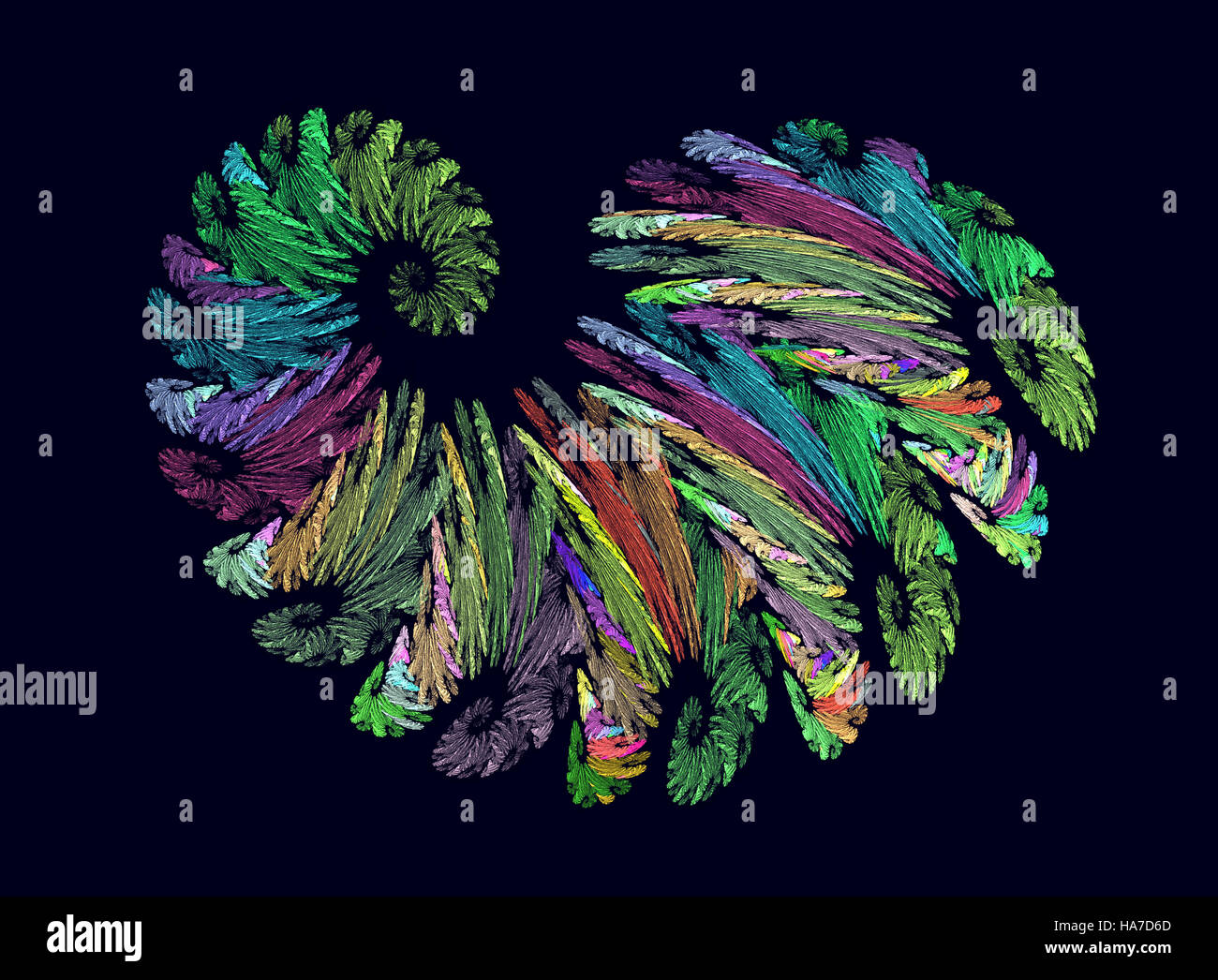Fractal angel hi-res stock photography and images - Alamy