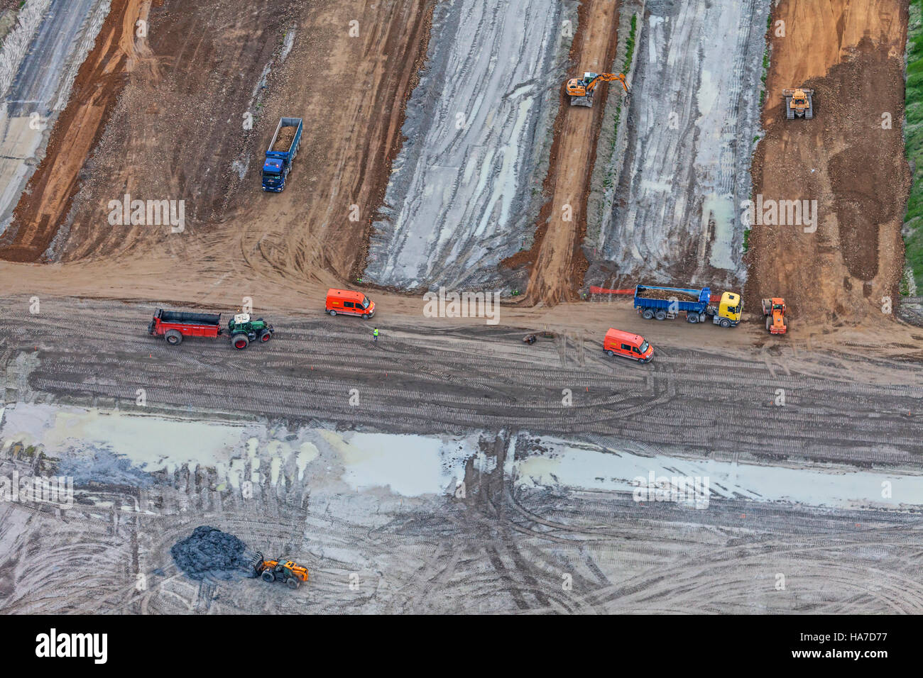 BTP (public buildings and work sector) building site Stock Photo - Alamy