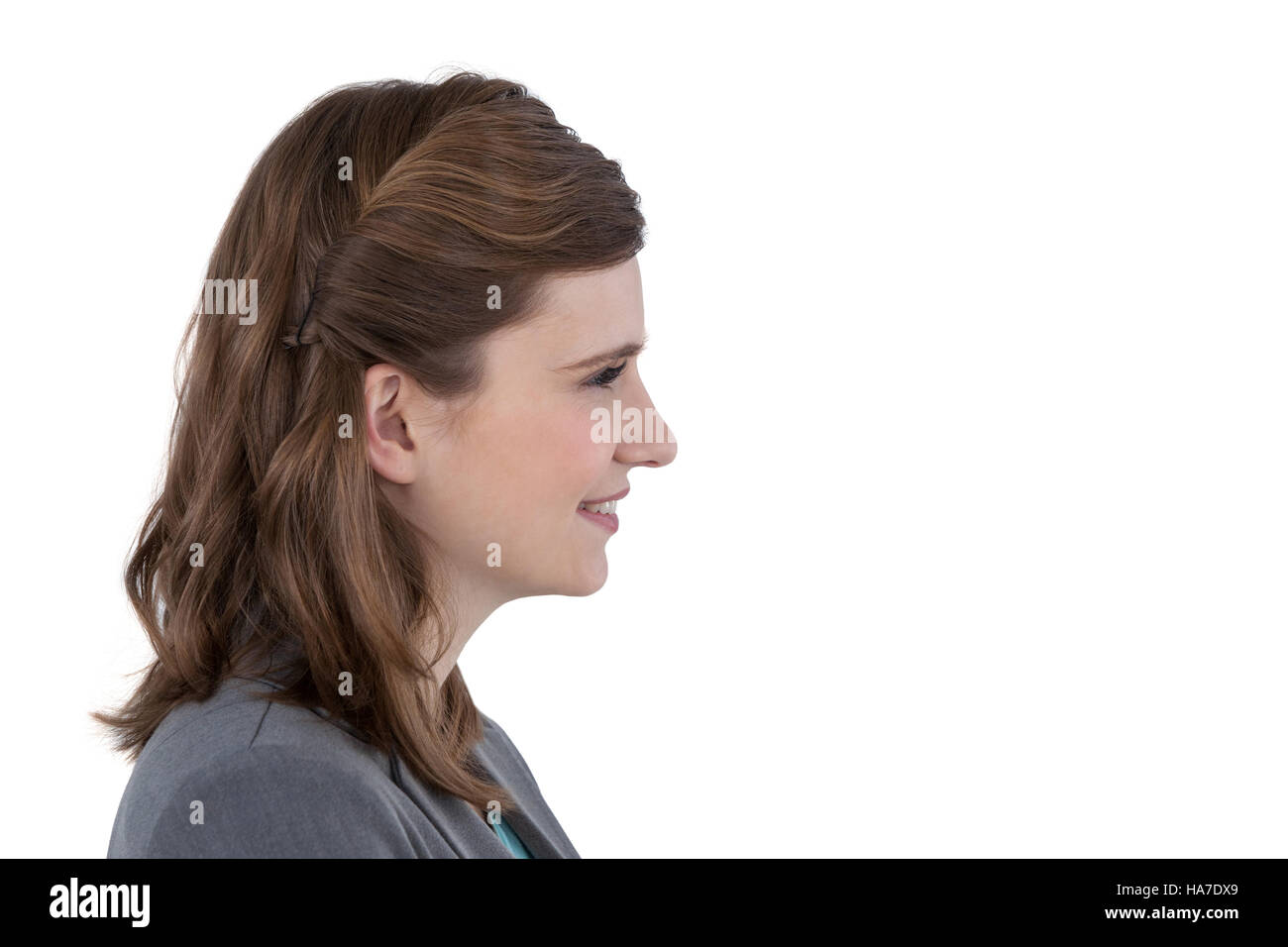 Standing smiling looking away leadership hi-res stock photography and ...