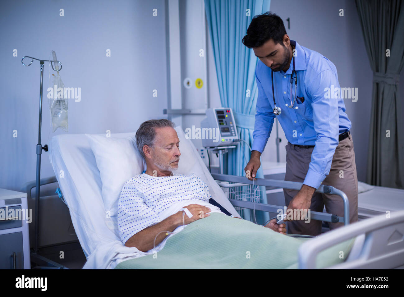 Doctor examining heart pressure on hi-res stock photography and images ...