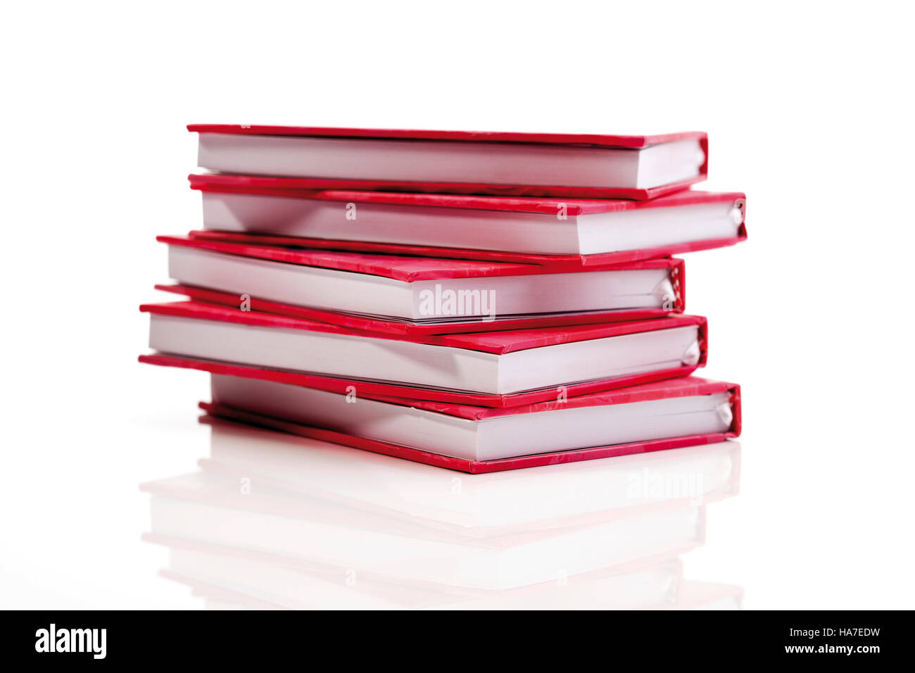 Stack of small books Stock Photo - Alamy