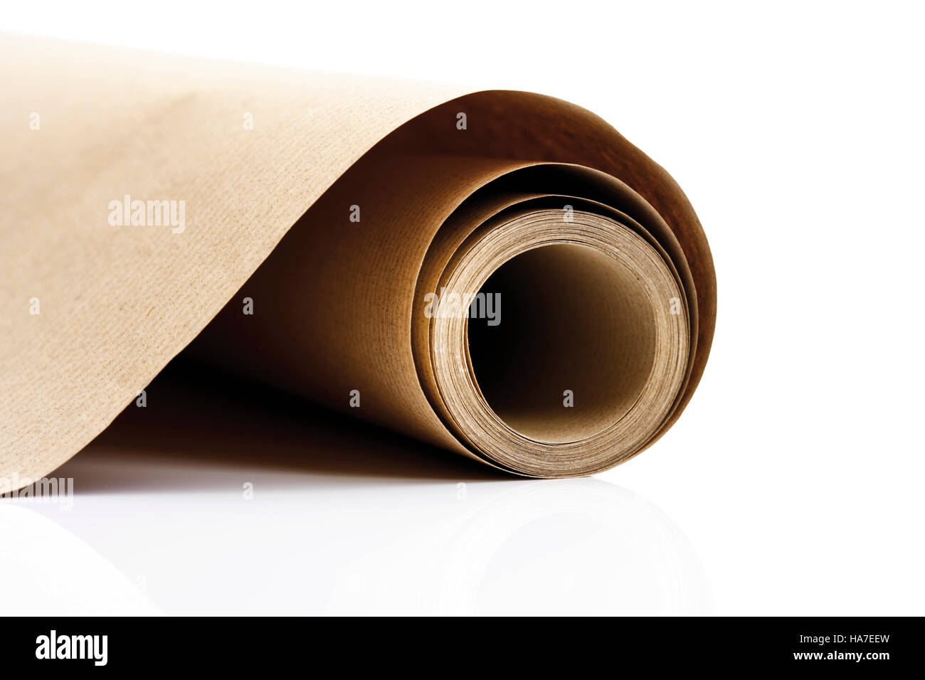 Roll of packing paper Stock Photo - Alamy