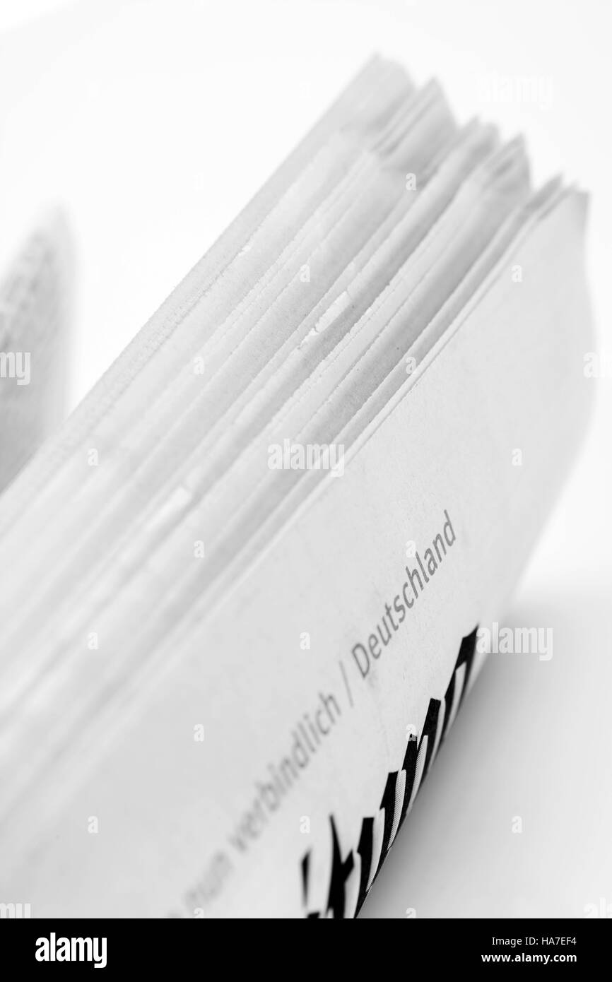 Display of newspapers Black and White Stock Photos & Images - Alamy