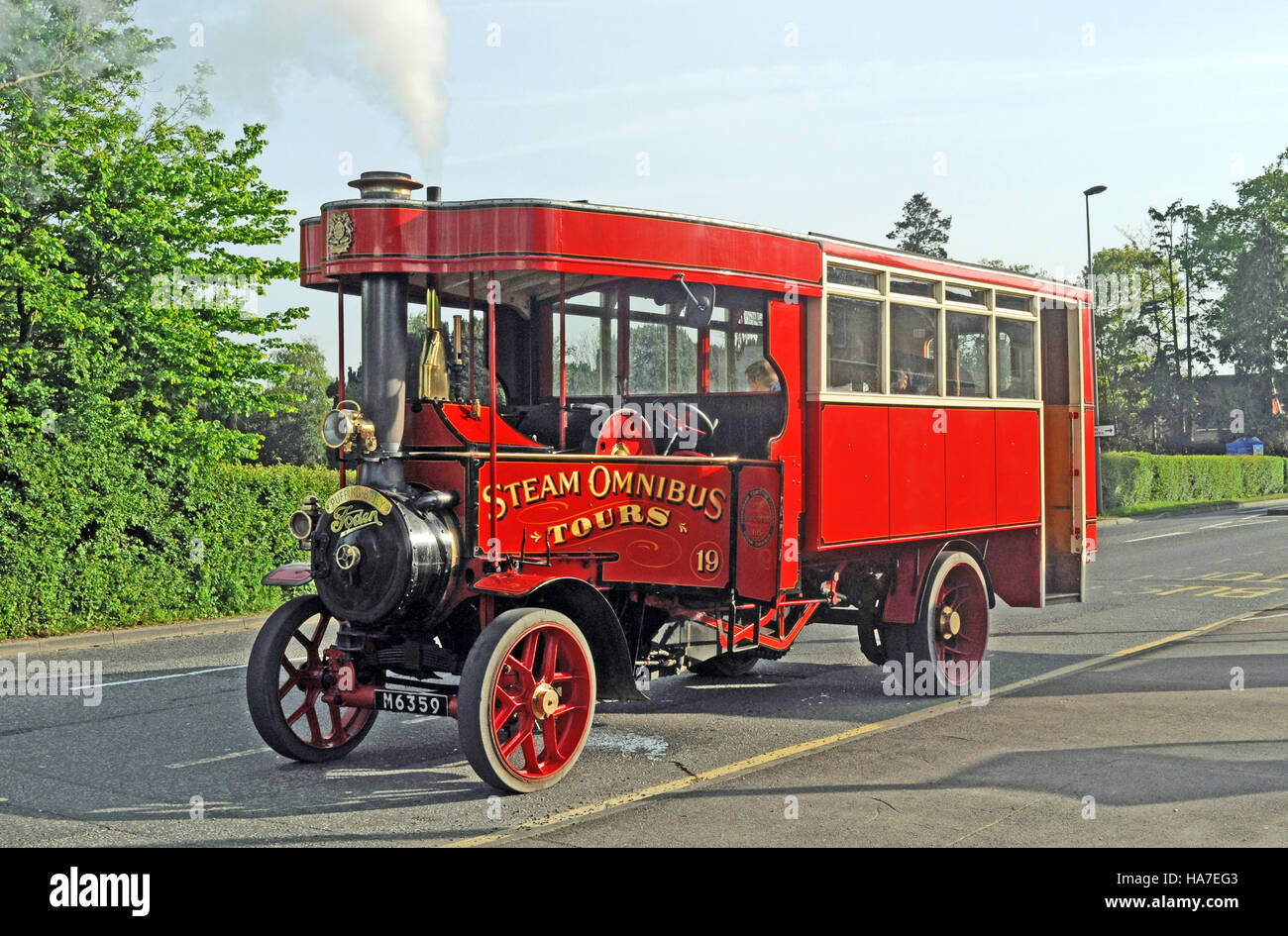 Steam bus hi-res stock photography and images - Alamy