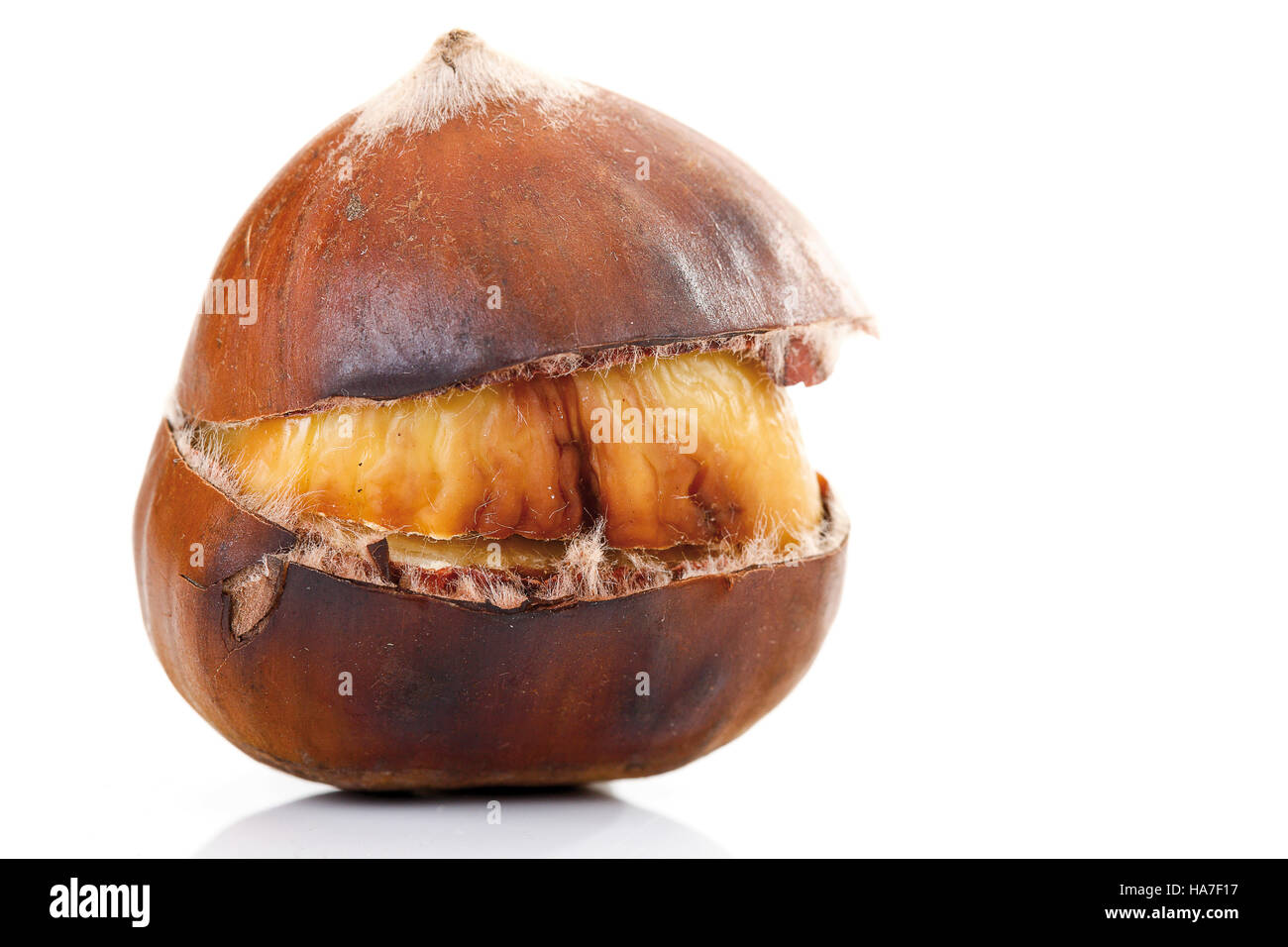 Roasted sweet chestnut Stock Photo - Alamy
