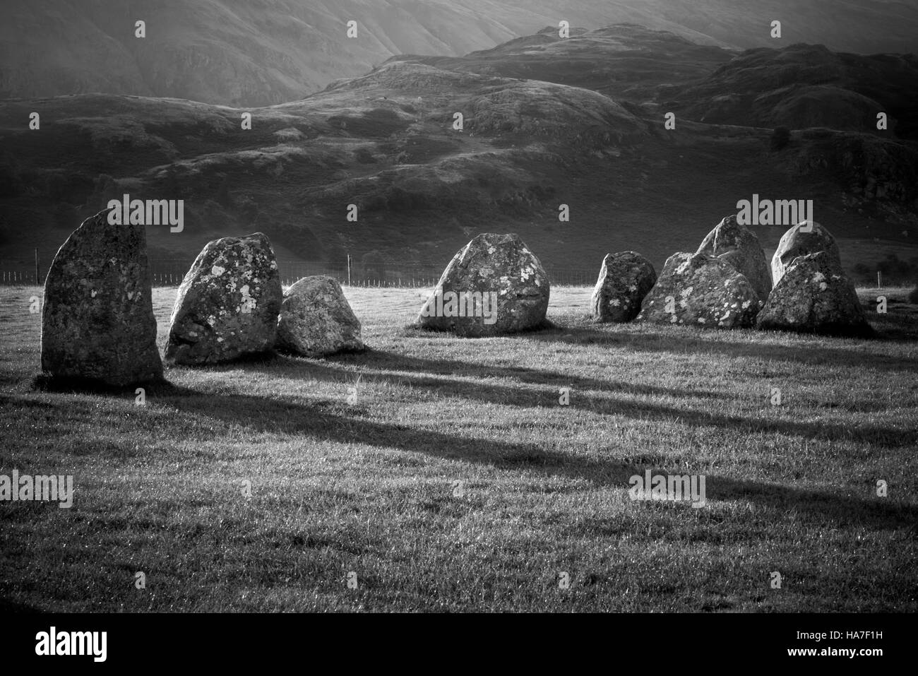 Castlerigg Stone Circle near Keswick, Cumbria Stock Photo - Alamy