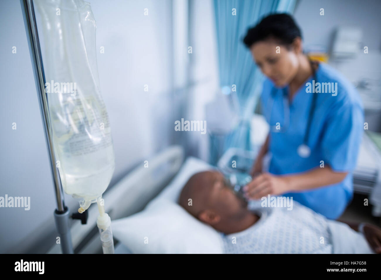 Close-up of iv drip Stock Photo - Alamy
