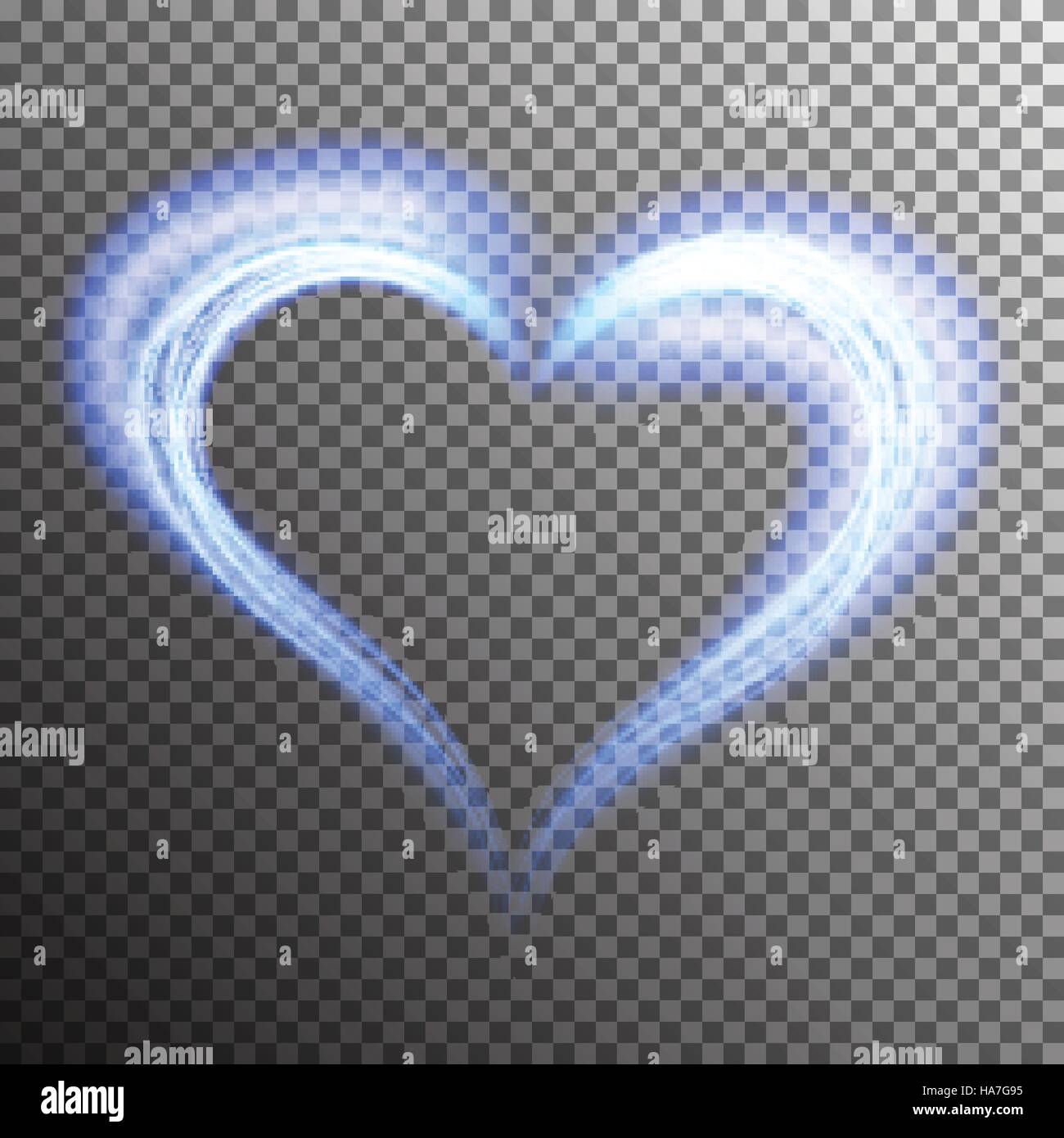 Creative shiny heart shape Stock Vector Image & Art - Alamy