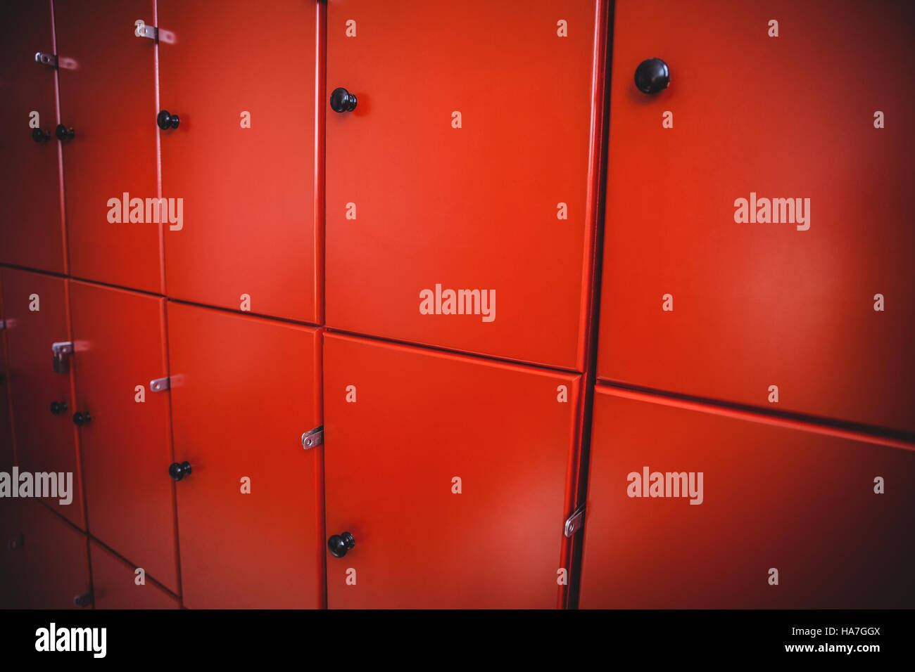 Lockers in locker room Stock Photo - Alamy