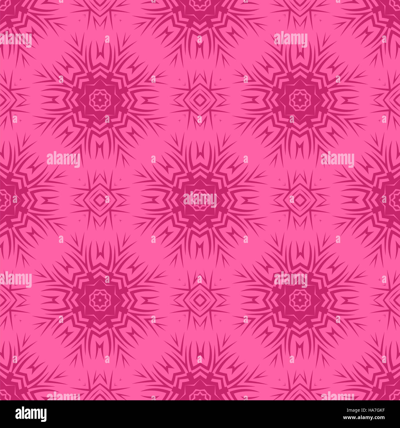 Pink Ornamental Seamless Line Pattern Stock Photo - Alamy