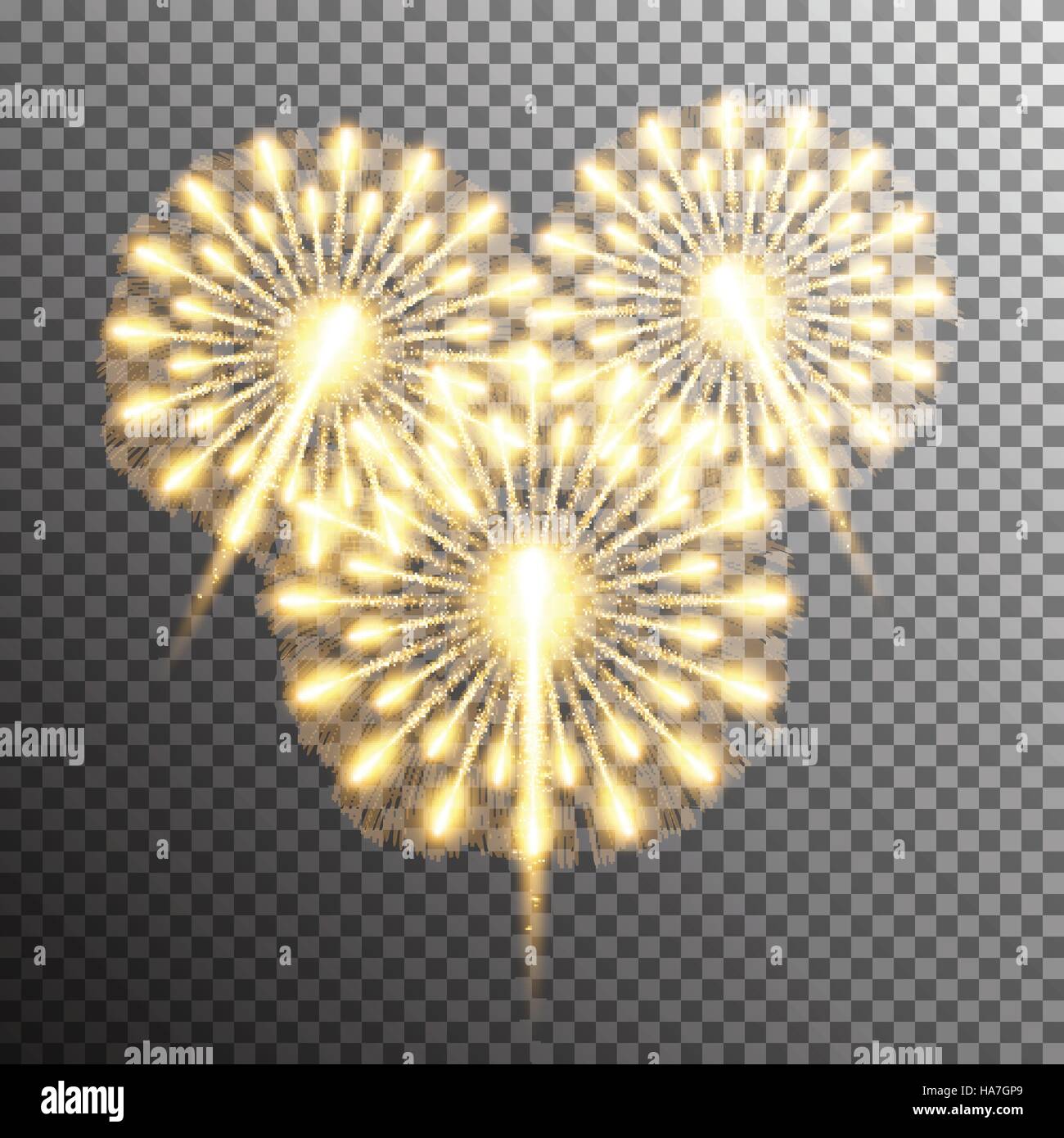 isolated realistic vector fireworks Stock Vector Image & Art - Alamy