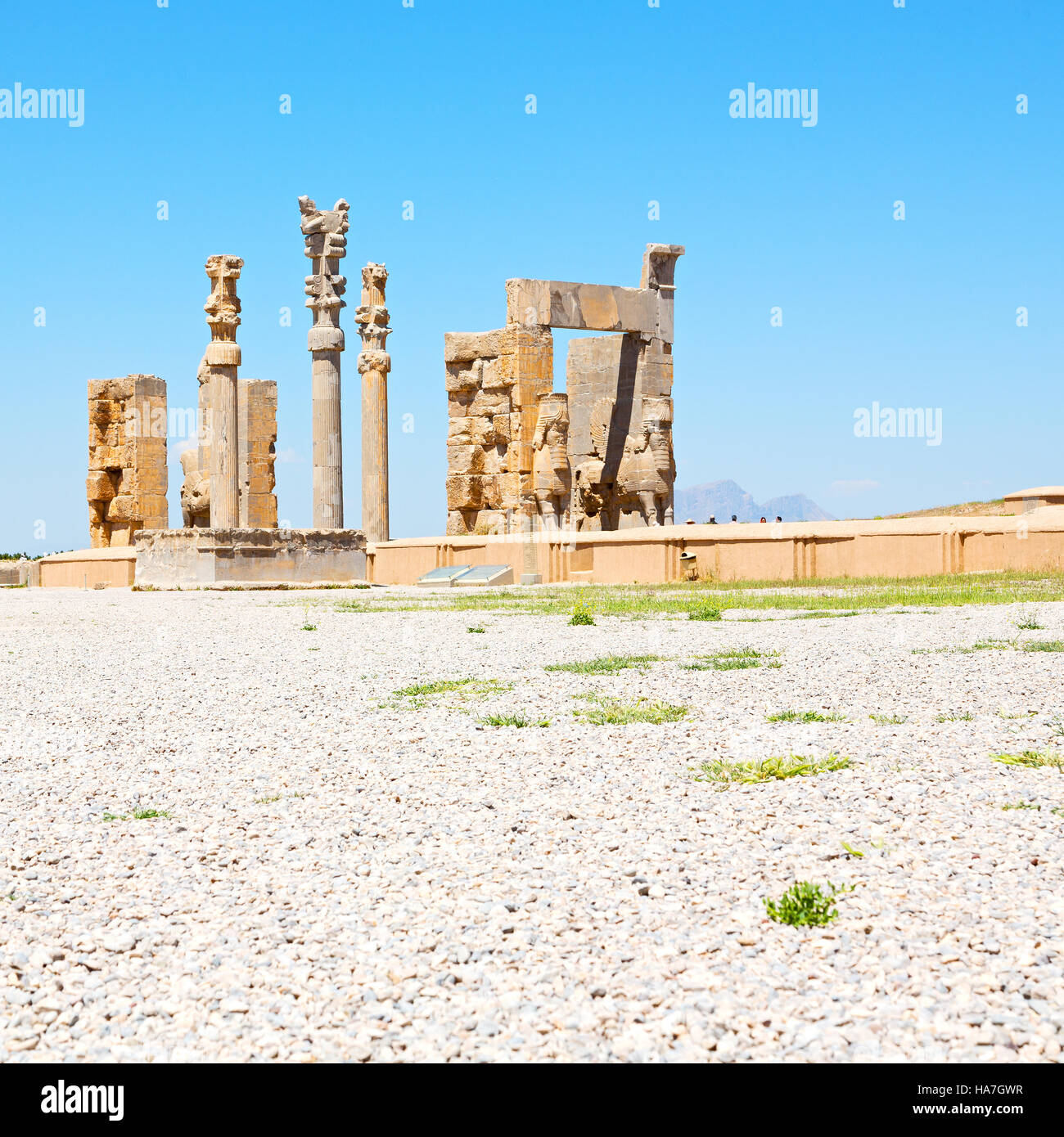 in iran persepolis the old ruins historical destination monuments and ...
