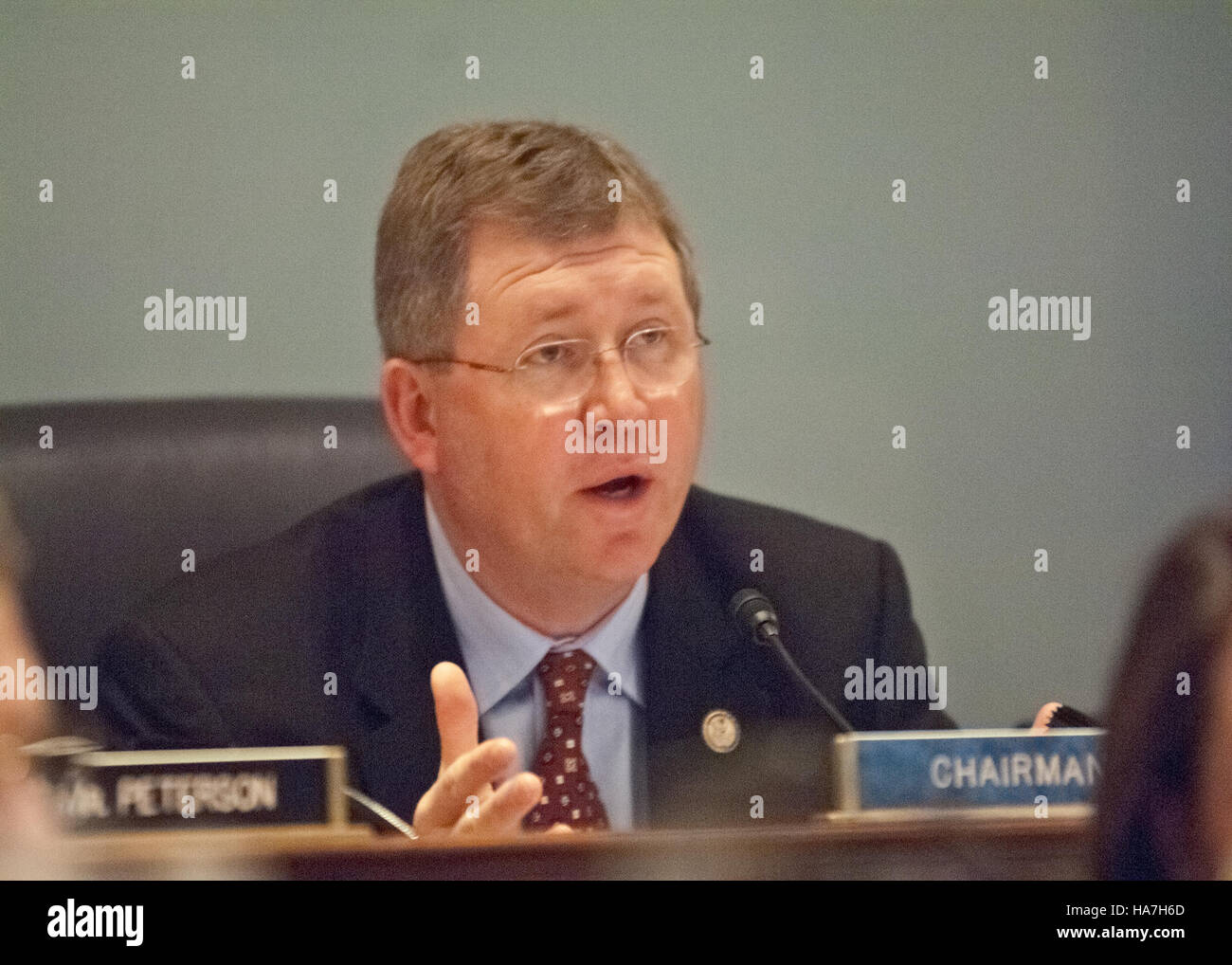 Chairman Frank Lucas leads a hearing on the state of the agricultural ...