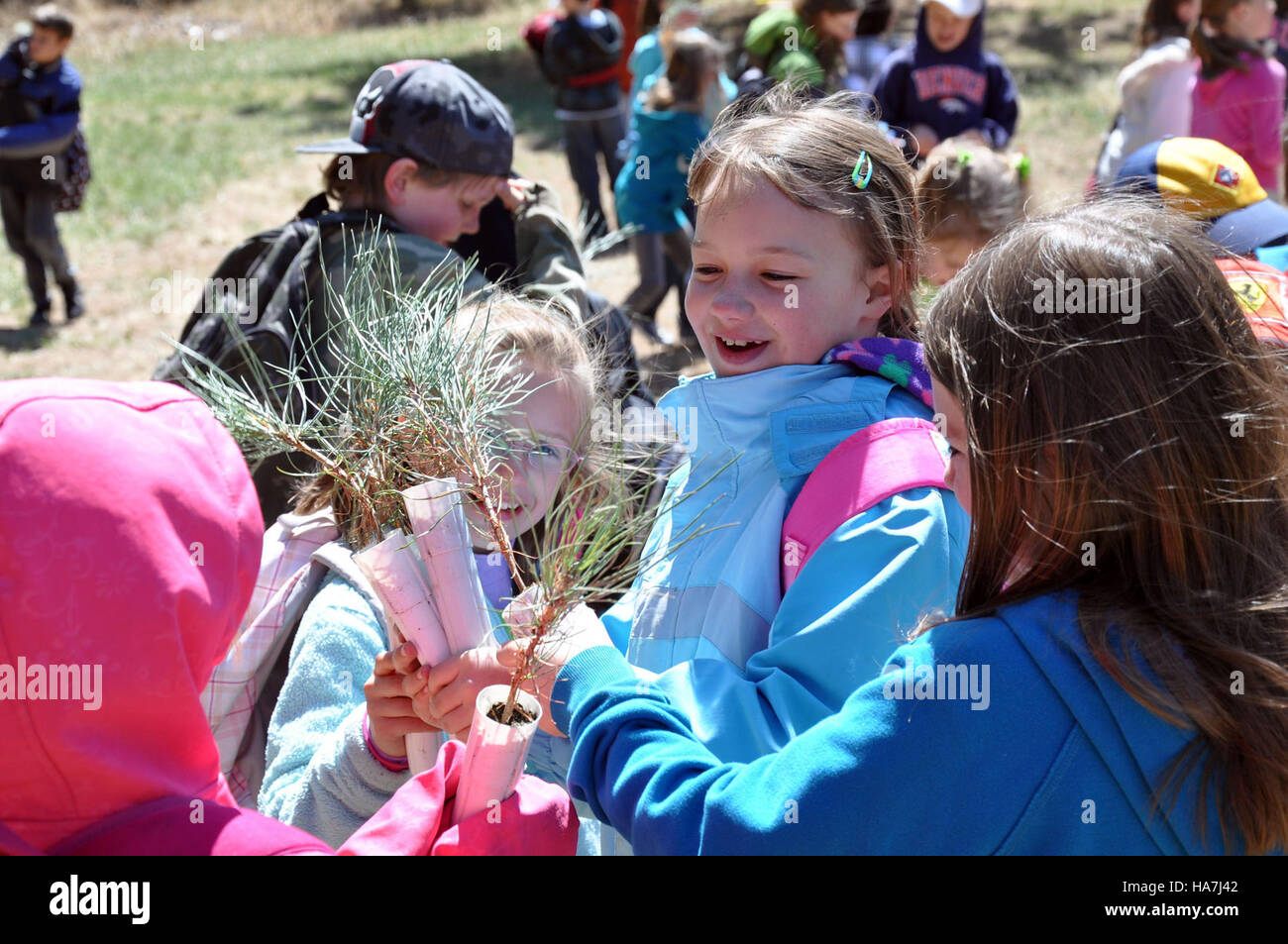 The Kids 4 Trees program encourages children to engage in environmental ...