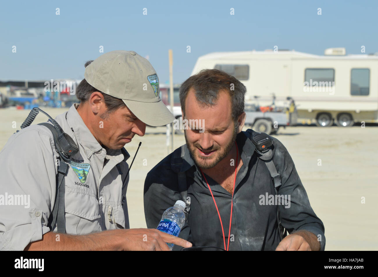 Burning Man 2016 staff coordination in Nevada, involving efforts to ...
