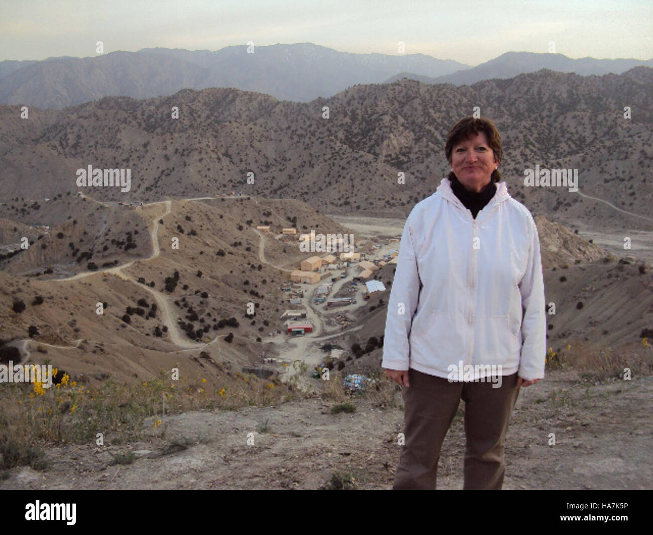 Maggie Rhodes, a USDA representative, is shown in this image ...
