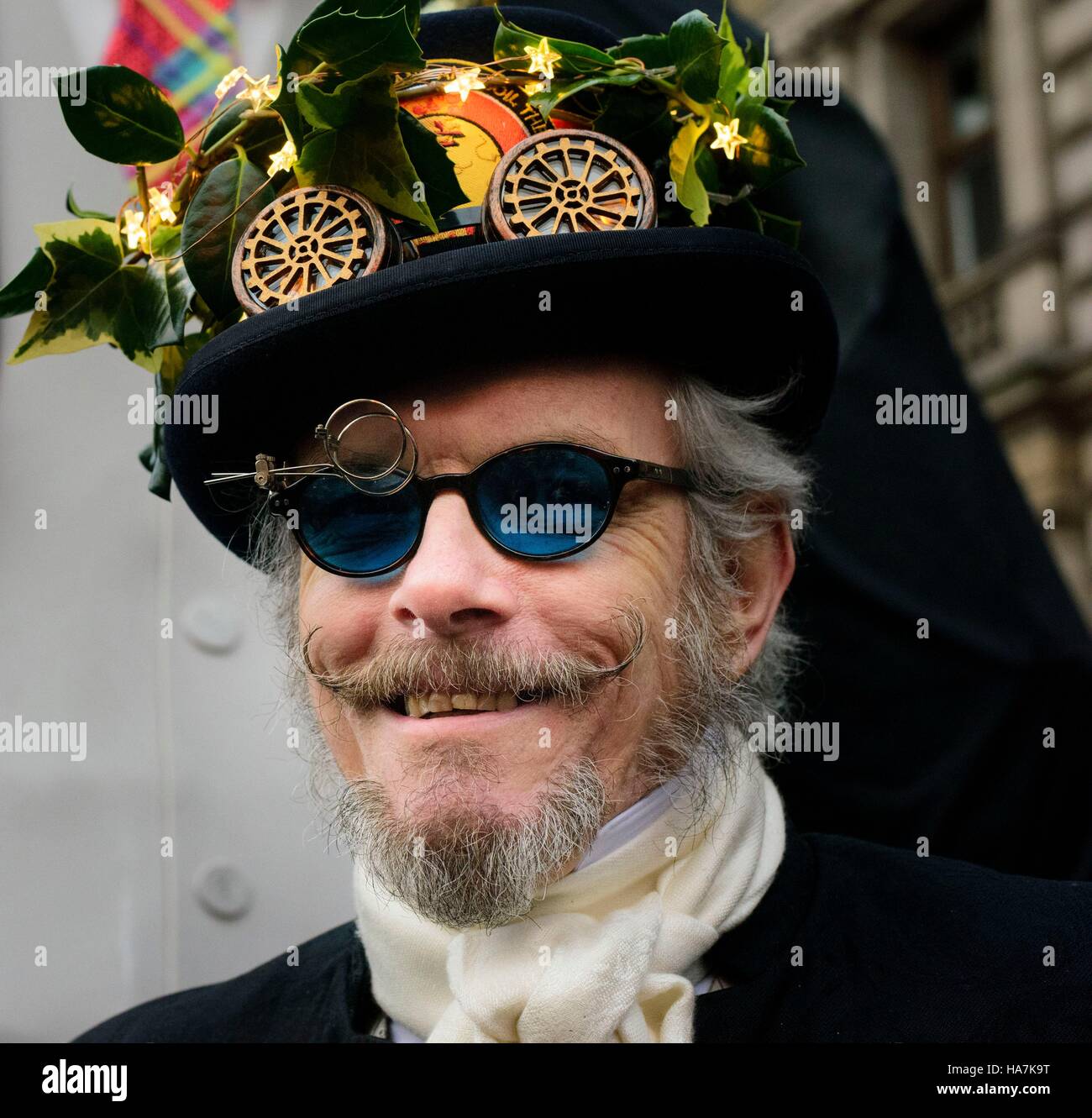 A steam punk during the medieval themed Style Mile Carnival in Glasgow ...