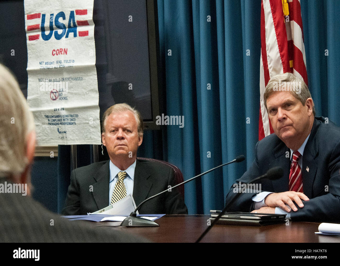 Secretary Tom Vilsack attends an event at the McGovern-Dole ...