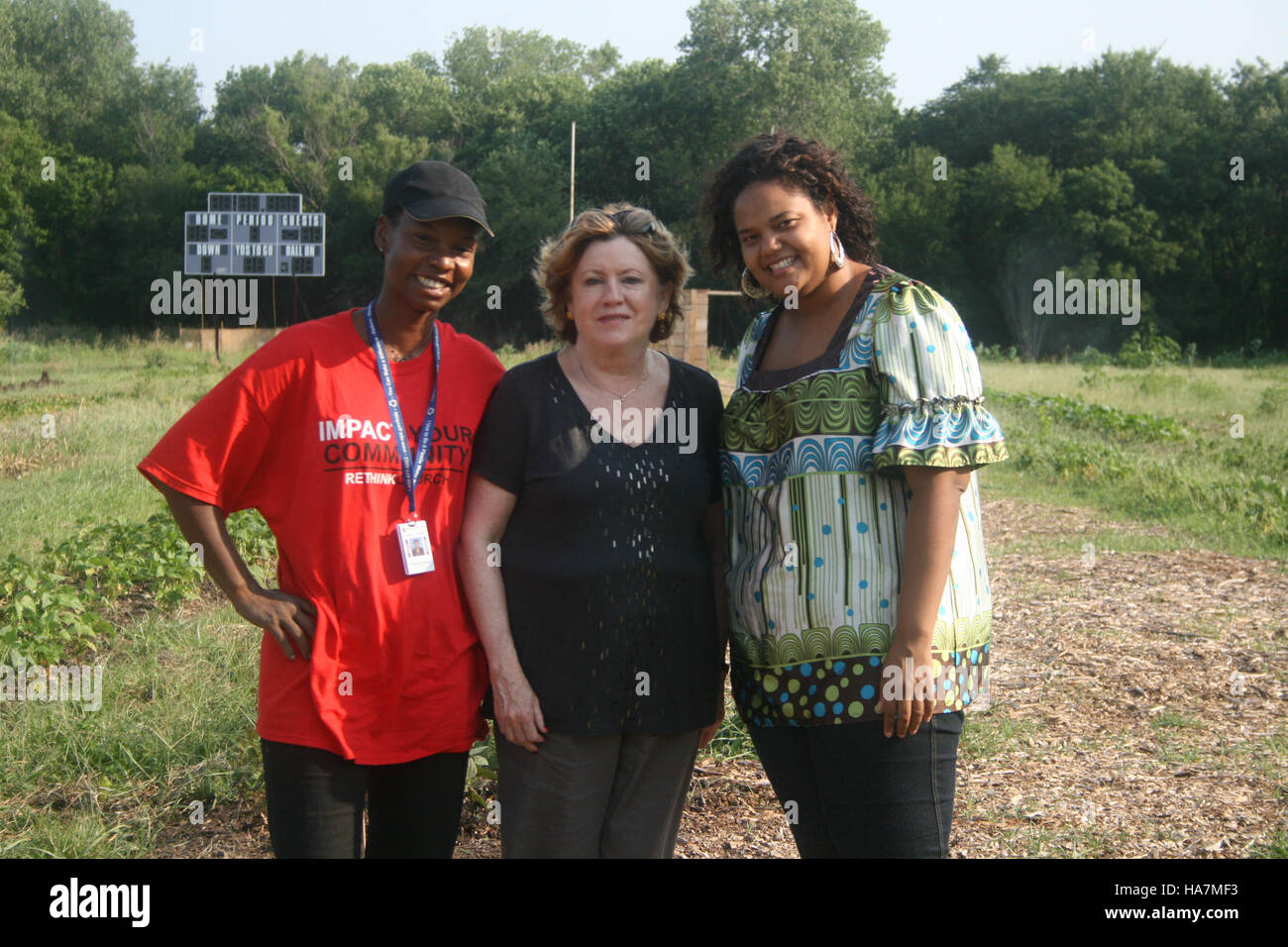 A football stadium is transformed into a farm, highlighting the ...