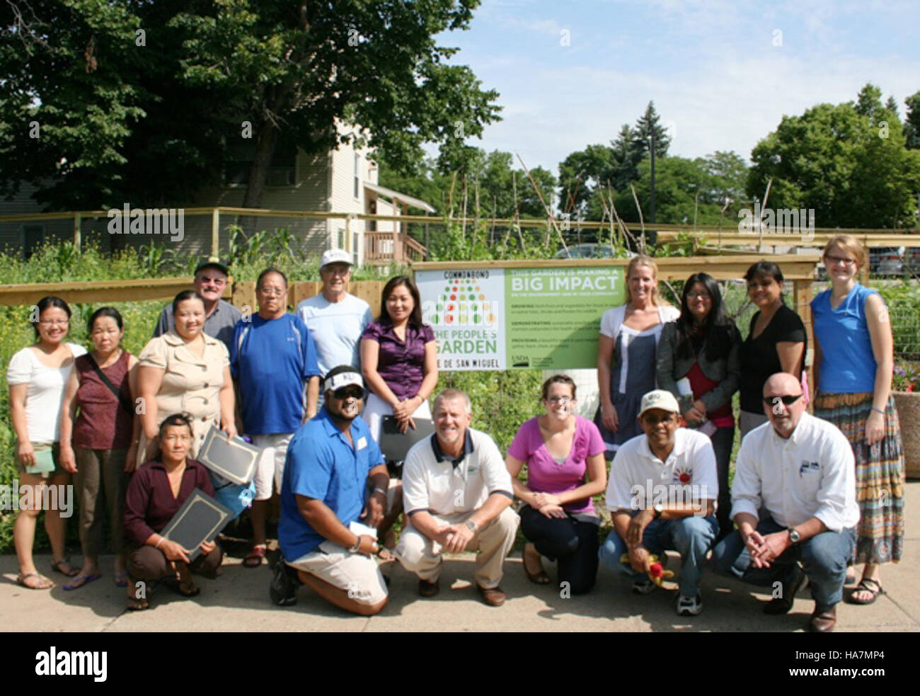 The 7-22 Community Garden, supported by the USDA, emphasizes local food ...