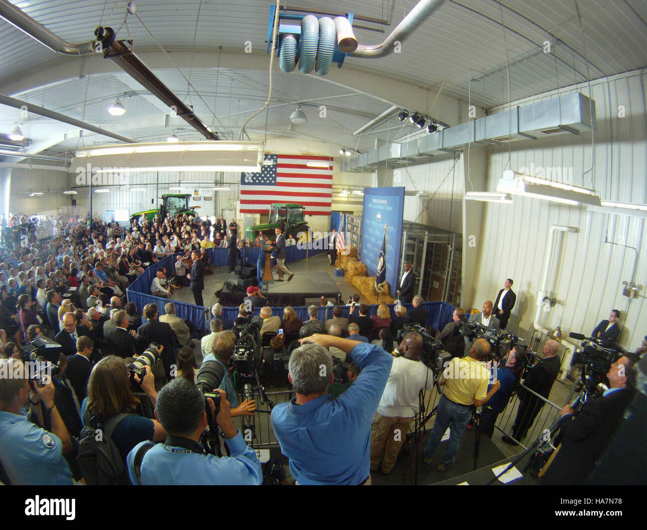 This image shows a USDA event focused on the promotion of agricultural ...