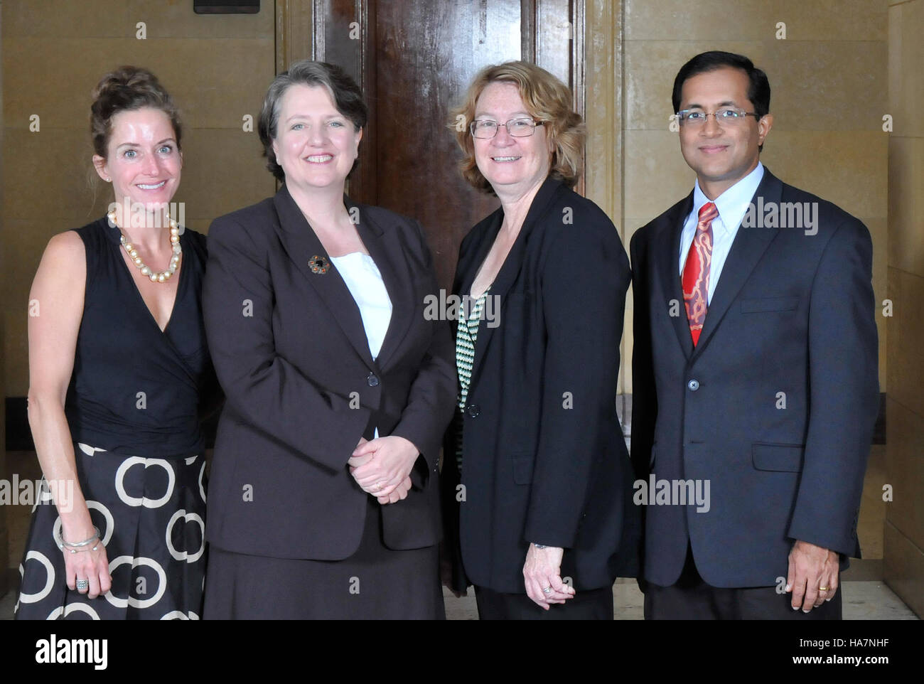 A group shot of USDA officials, including Secretary of Agriculture ...