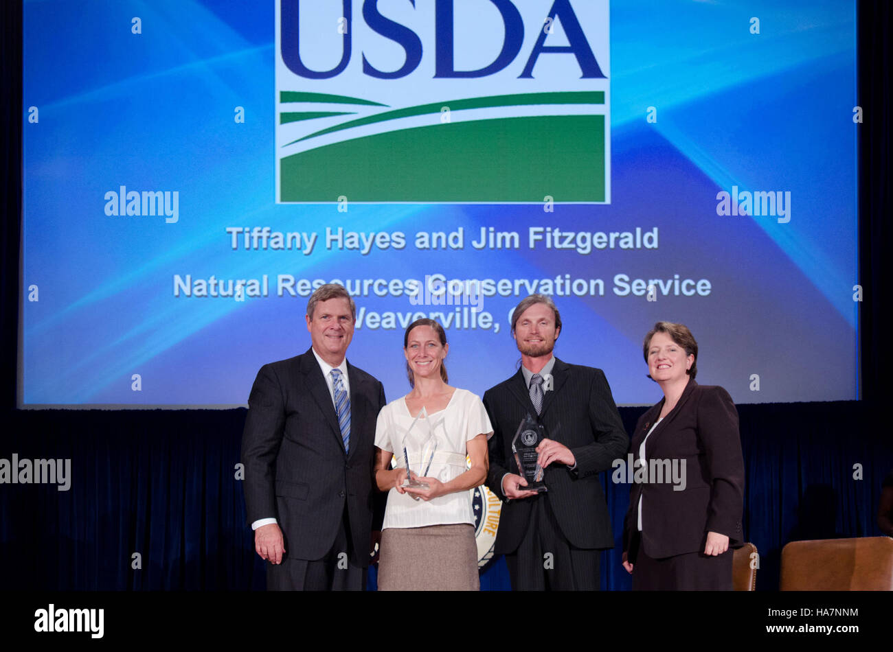 The USDA awards ceremony, featuring leaders like Secretary Tom Vilsack ...