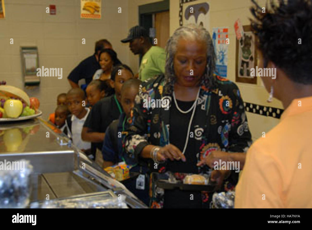 A USDA-supported nutrition program provides meals to students as part ...