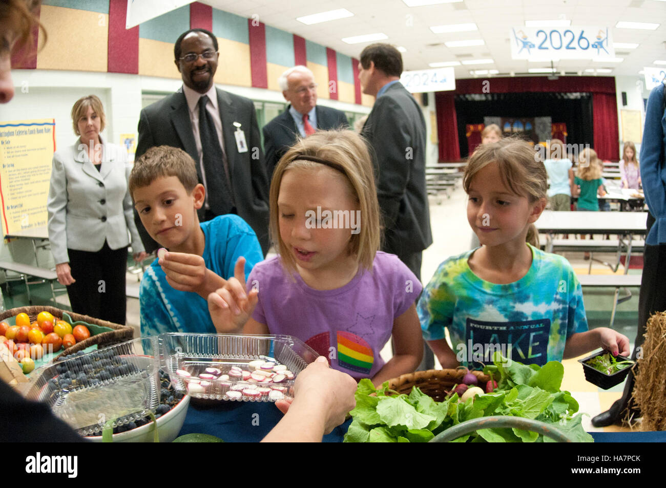 The USDA's National School Lunch Week event at Nottingham Elementary ...