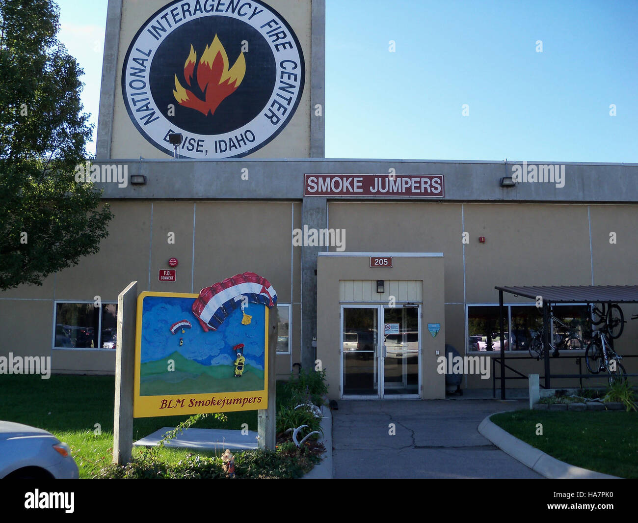 The National Interagency Fire Center (NIFC) building is central to ...