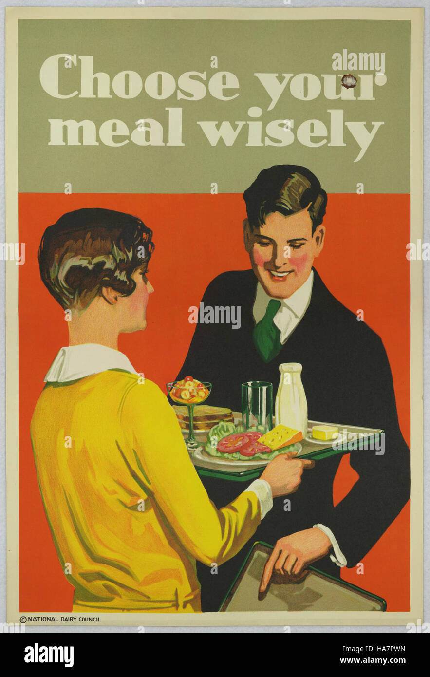 The 'Choose Your Meal Wisely' poster emphasizes the importance of ...