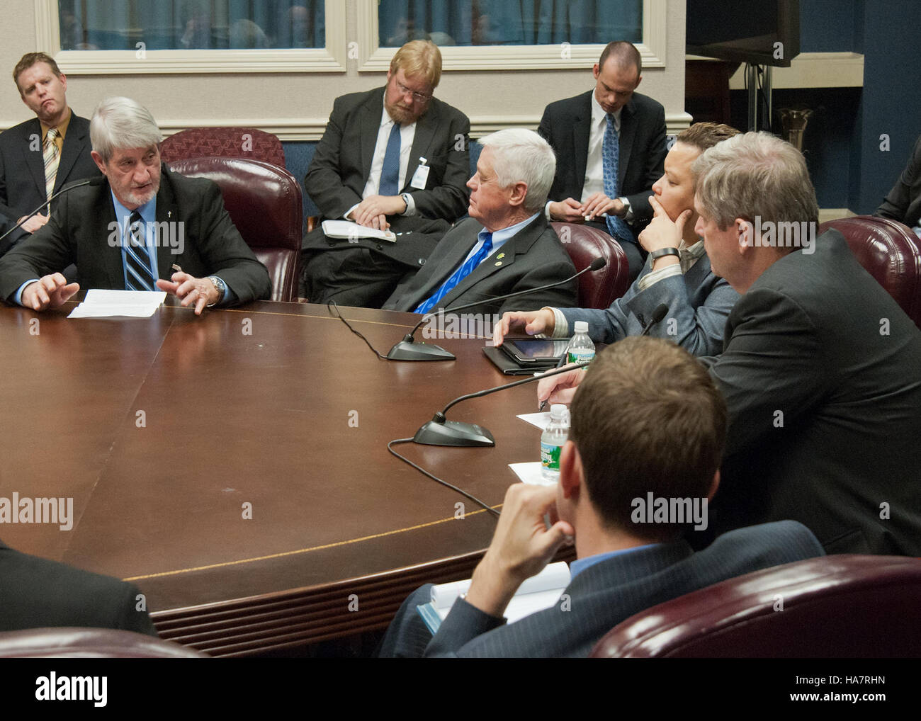 Secretary Tom Vilsack hosts a discussion on environmental issues with ...