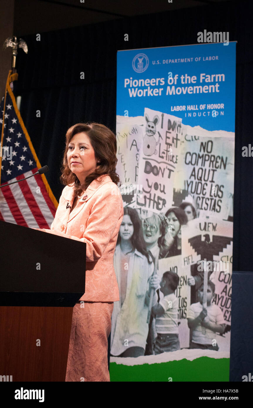 This image captures the dedication ceremony of the Cesar Chavez ...