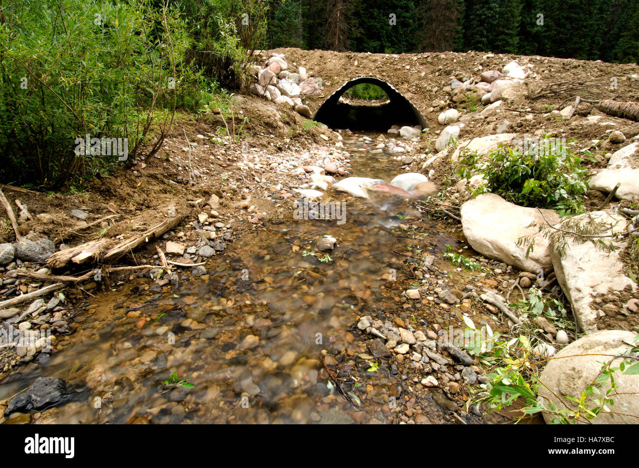 The AOP Project in Colorado focuses on culvert-inflow management in ...