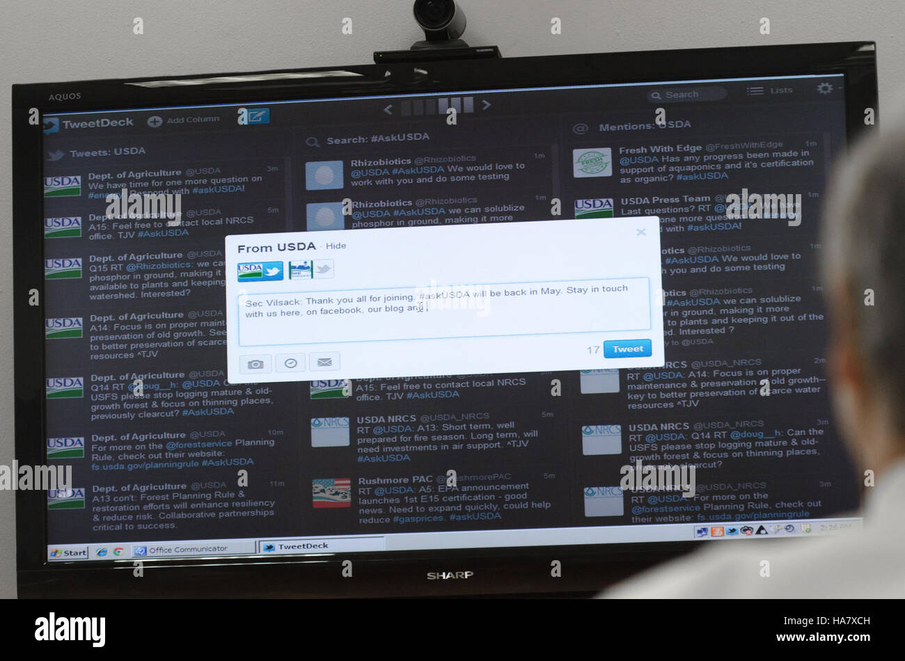 A USDA inspection event demonstrating the organization's role in ...