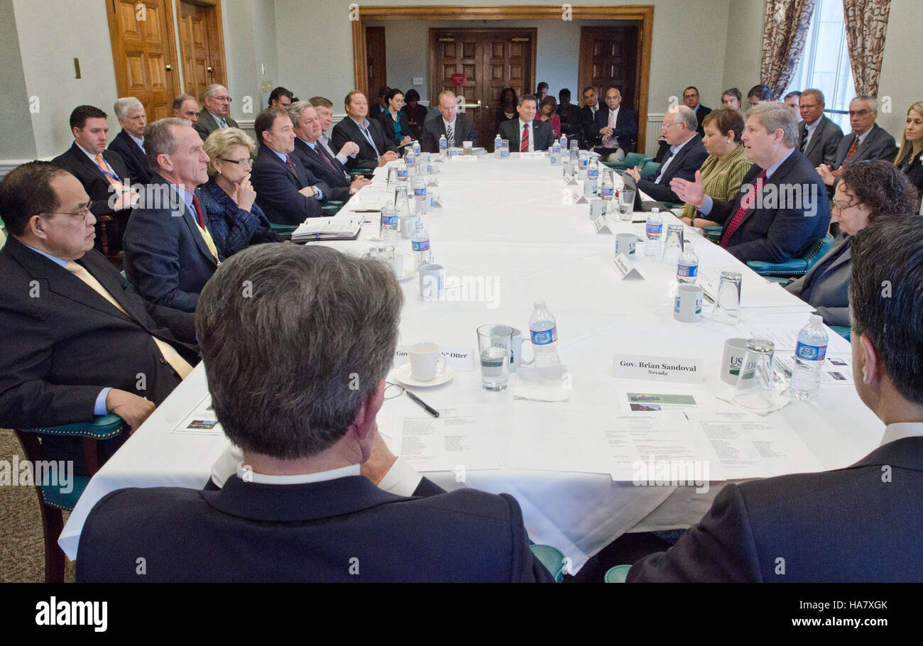 The CEQ (Council on Environmental Quality) meeting, attended by key ...