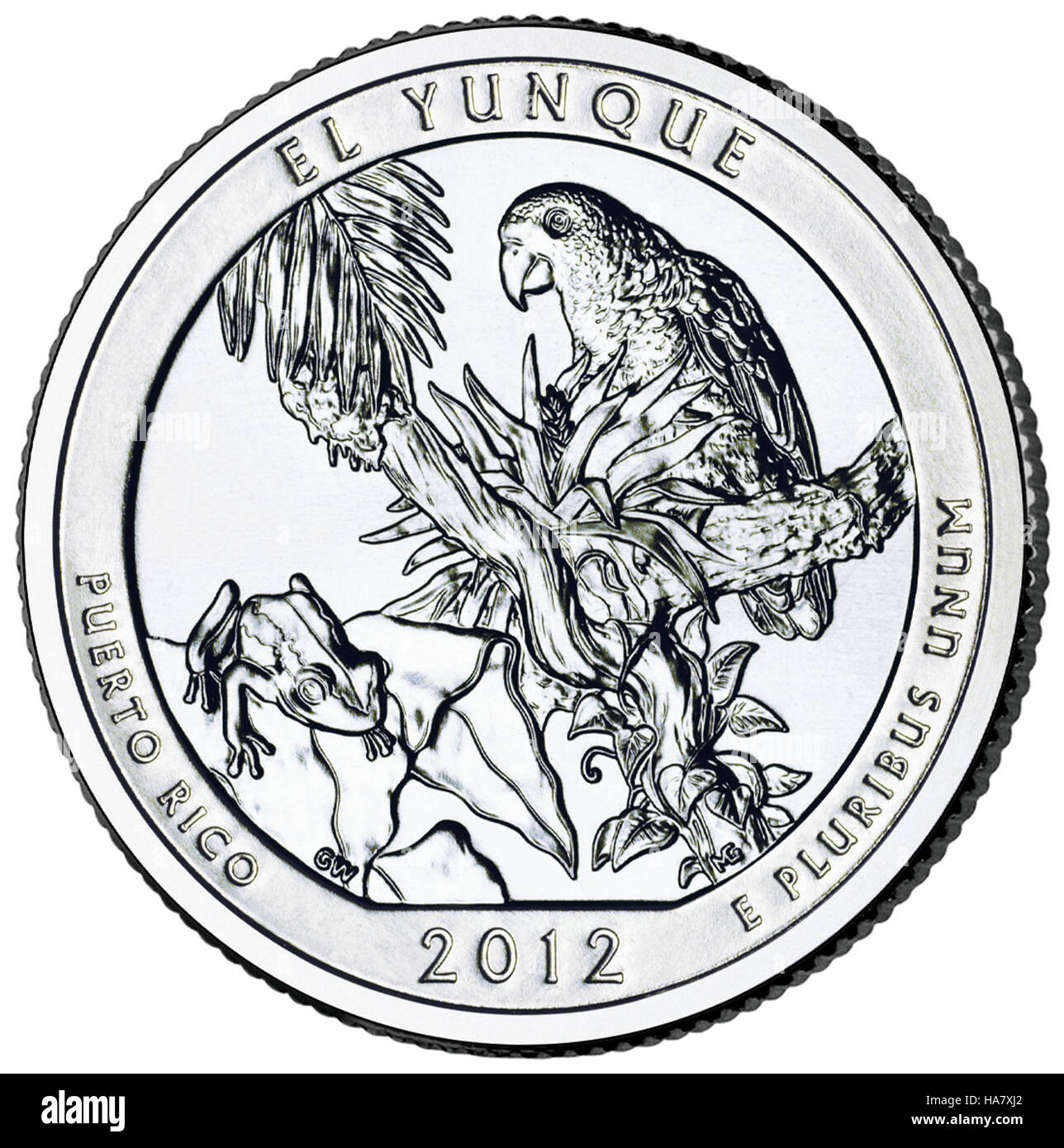 This image features the 2012 America the Beautiful Quarters depicting ...