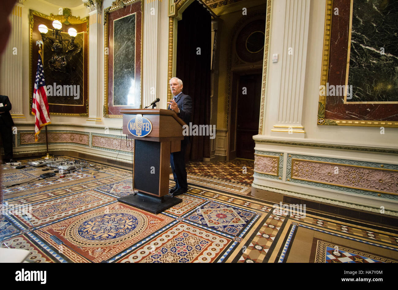 The image shows Michael Scuse, Under Secretary of the U.S. Department ...