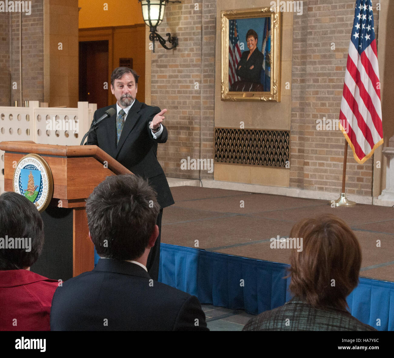 The USDA's involvement in foreign service, marked by the oath of office ...