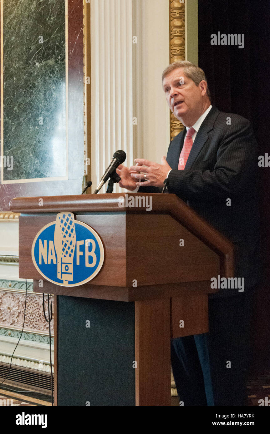Secretary Tom Vilsack of the USDA participates in a meeting at the ...