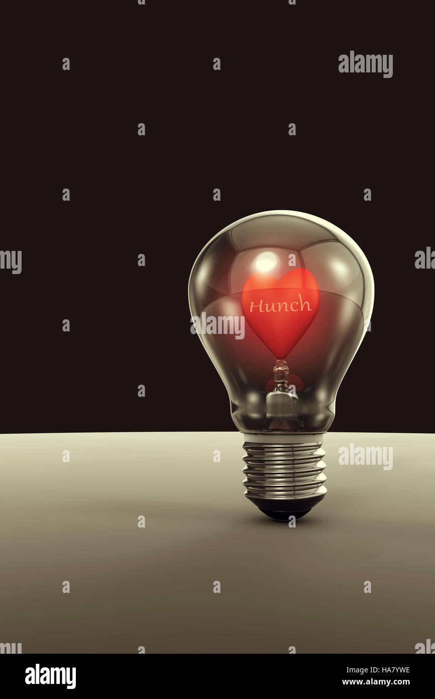 Heart in a light bulb, artwork Stock Photo - Alamy