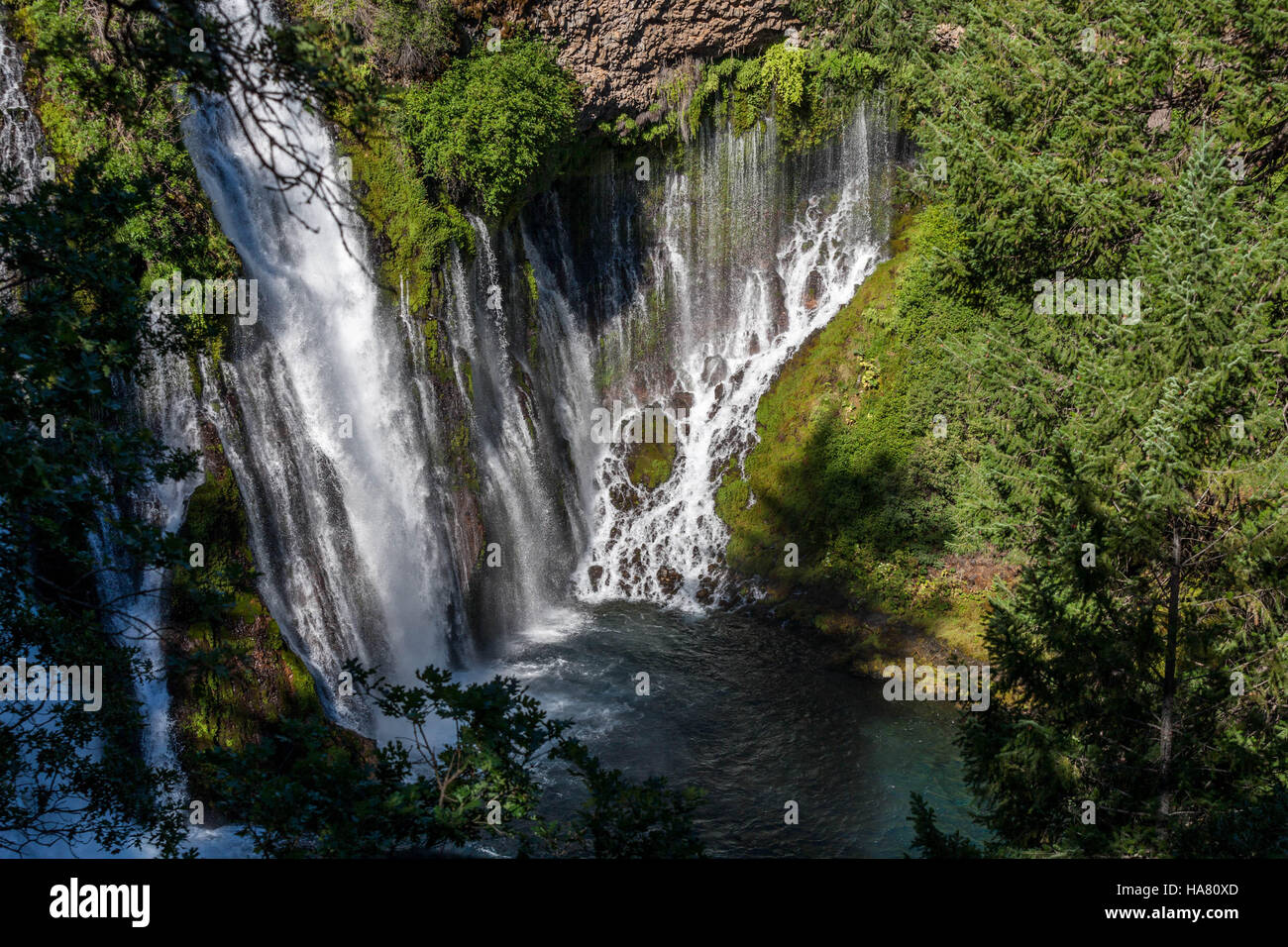 Burney Falls, National Park, Usa California Stock Photo - Alamy