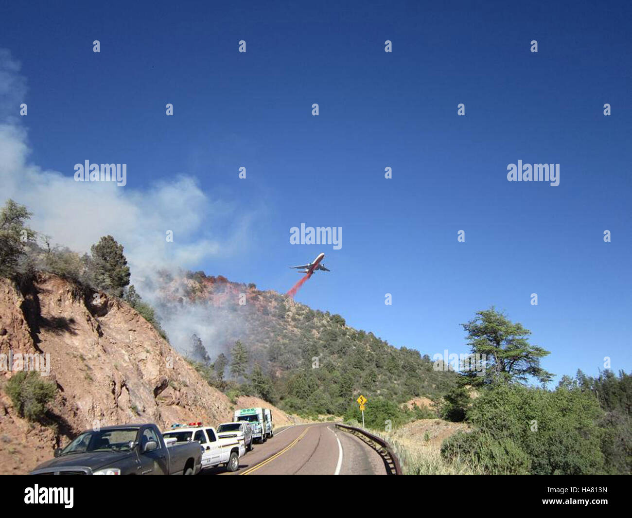 A wildfire in Arizona, managed by the U.S. Forest Service, highlights ...