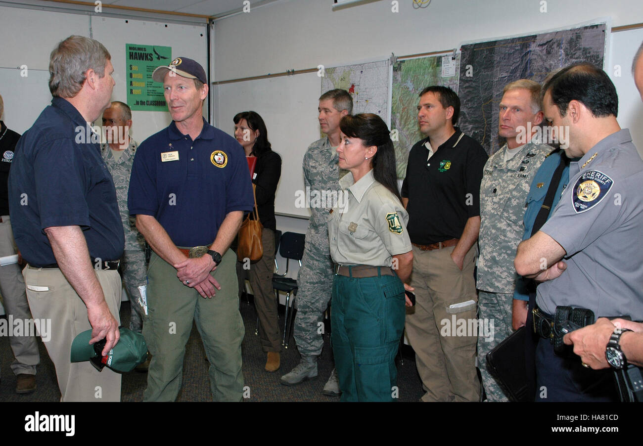 This image captures the Waldo Canyon Fire briefing, attended by key ...