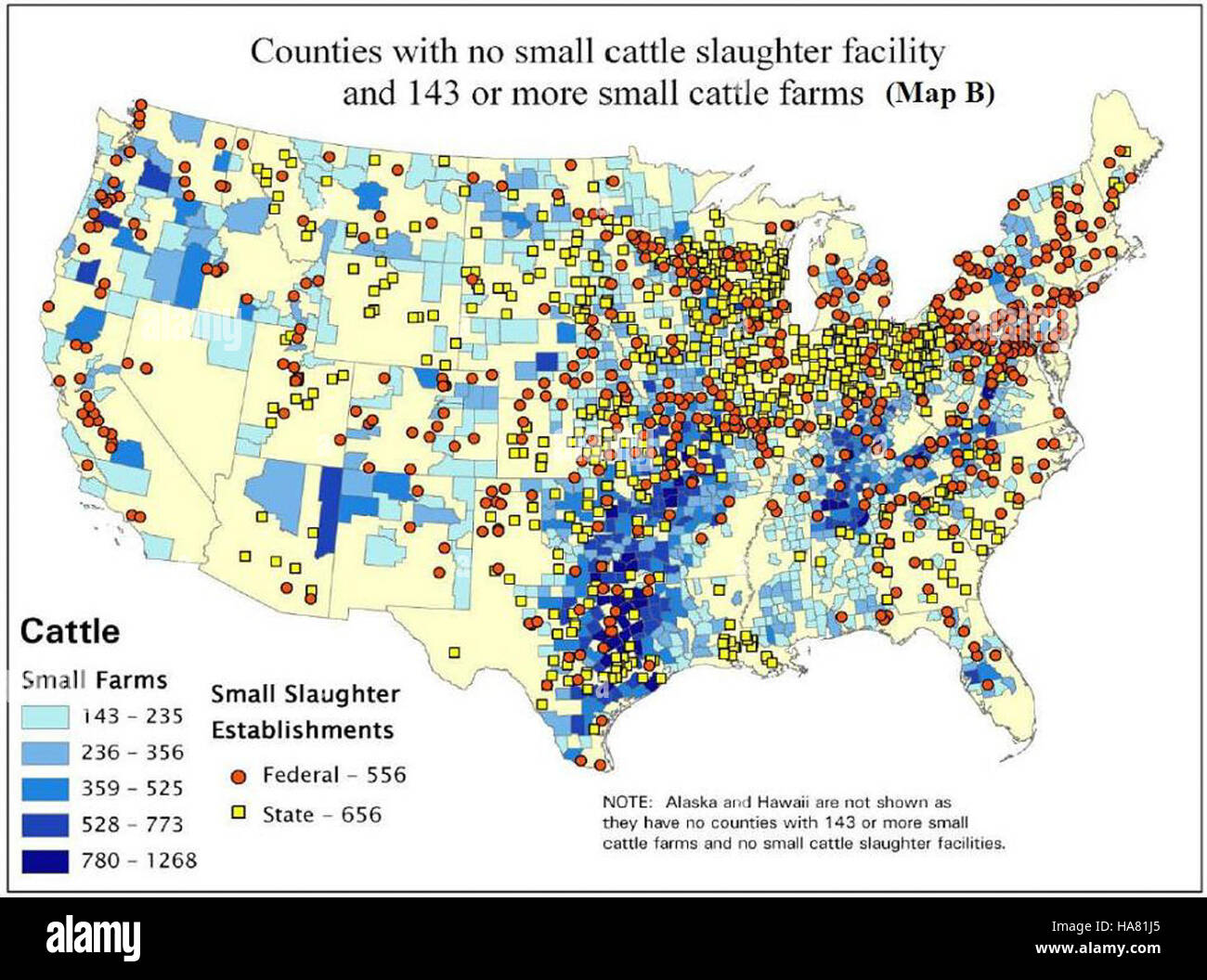 The USDA monitors and reports on slaughter availability in relation to ...