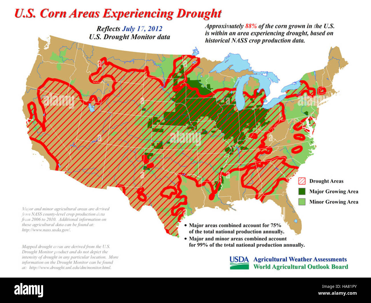 Drought map hi-res stock photography and images - Alamy