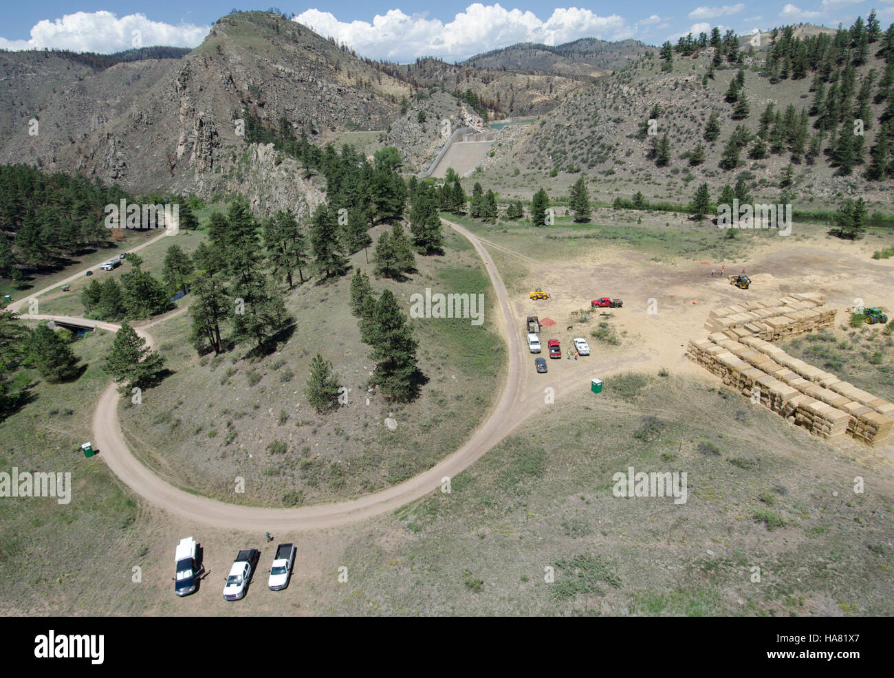 Aerial application of water and mitigation efforts by the USDA Forest ...